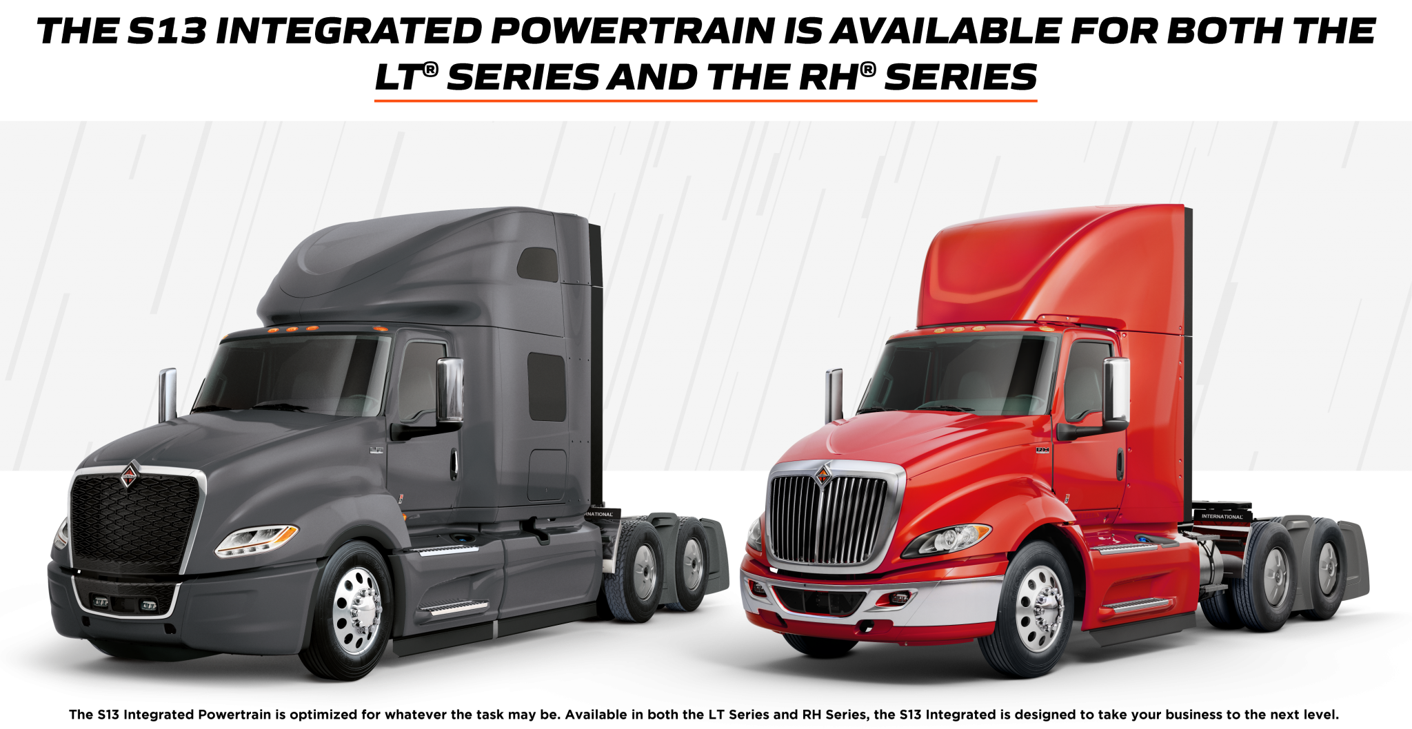 S13 Integrated Powertrain - Packer City & UP International Trucks